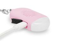 China Personal Keychain Alarm Defense Women Anti Attack Rape 130db Led Light Weapon for sale