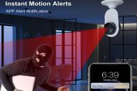 China OEM ODM Wifi Mini Security Camera , Mini Outdoor Security Cameras With Night Vision for sale