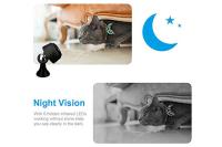 China FCC Wireless Mini Wifi Ip Camera Home Outdoor Security Camera Night Vision Hd 1080p for sale