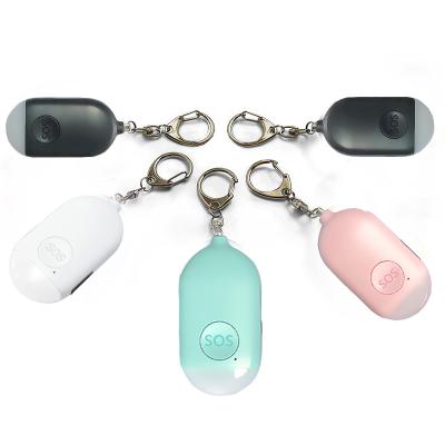 China Rechargeable LED Flashlight Sos Self Defense Siren Emergency Siren Alarm Keychain for sale