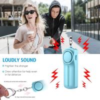China 130db Emergency Personal Security Alarms Keychain colorful alarms for girls for sale