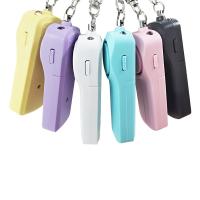 China Self Defense Personal Security Alarms With AAA Battery LED light security alarm keychain for sale