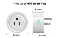 China US Standard 250v 10A Wifi Smart Plug Socket FCC Compatible With Alexa Google for sale