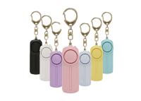 China 130db Personal Safety Alarms Keychain Self Defense Alarms For Girls Elderly With Led Light for sale