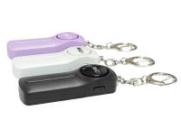China 130db Emergency Personal Security Alarms Keychain colorful alarms for girls for sale