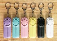 China 130db Emergency Personal Security Alarms Keychain colorful alarms for girls for sale