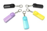 China SOS 130db Self Defense Personal Alarm Keyring With AAA Battery Powered for sale