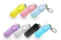 China SOS 130db Self Defense Personal Alarm Keyring With AAA Battery Powered for sale