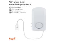 China ABS Water Leak Alarm Detector Smart Home Flood Sensor FCC Certificate for sale