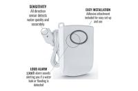 China Tuya smart water overflow detector water leakage alarm alert home use flood sensor alarm for sale