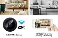 China CMOS Sensor Wifi Mini Security Camera , Mini Wifi Hidden Spy Camera Wireless for sale