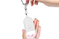 China Persoanl Self Defense 130db Loud Siren Led Flash Light Usb Rechargeable Security alarm for sale