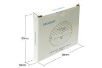 China 125dB Wireless Glass Break Detector Ultra Slim With LR44 Battery for sale