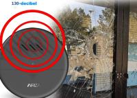 China Sensitivity Adjustable Door Security Alarms Ultra Thin Round Type for sale
