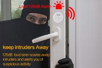 China Security Sensor Detector Door Window Vibration Alarm for Warning Burglars Intruder Home Security Alarm for sale
