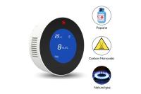 China APP Control Multi Gas Leak Detector Smart Natural Gas Detector FCC Approved for sale