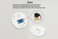 China Ariza Lcd Digital Fixed Multi Gas Leak Detector , Gas Leak Sensor Alarm for sale