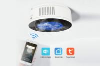 China High Sensitivity Natural Gas Detector Wireless Tuya Wifi Propane Sensor Alarm With LCD Screen for sale