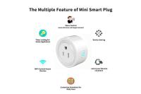 China 68g 220V Wifi Smart Plug Socket Remote Control US Style For Home for sale