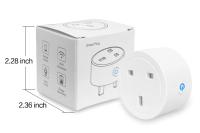 China Voice Control FCC Approved Wifi Smart Plug Socket UK Standard for sale