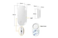 China Wireless Home Security Burglar Alarm, 130db Magnetic Sensor Door Window Alarm for sale