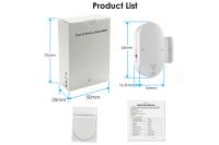 China Door Alarm with Delay Door Alarms with Chime 130 Db Adjustable Volume for home for sale