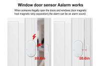 China 130DB Loud Door Alarm For Home Kids Saftey 4 Working Modes Magnetic Sensor For Home for sale