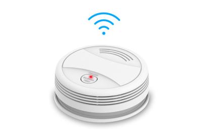 China EN14604 Smoke Alarm Detector , 433mhz Smart Fire Alarm Smoke Detector for sale