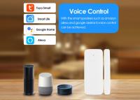China Smart WiFi Door Window Sensor Alarm Compatible with Alexa and Google Home Tuya 2.4g WiFi sensor for Home Security for sale