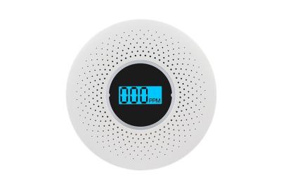 China White Comes With High-Precision Electrochemical Sensor Smoke And Carbon Monoxide Sensor Alarm for sale