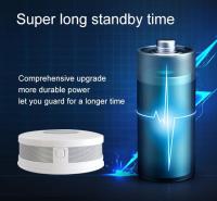 China White Comes With High-Precision Electrochemical Sensor Smoke And Carbon Monoxide Sensor Alarm for sale