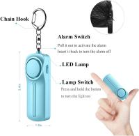 China Security personal alarm devices personal aaa battery alarm bell anti rape self defense weapons for sale