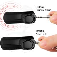 China Lightweight Women'S Siren Alarm Keychain Logo Printed FCC Certificate for sale
