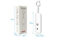 China Flashing ABS Emergency Self Defense Keychain CR2032 Battery for sale