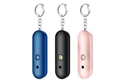 China Safesound Plug Pin Personal Alarm Keychain 40mins Lighting Self Defense for sale