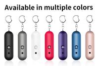 China CR2032 Battery IP65 Emergency Security Alarm Keychain With Pull Pin for sale