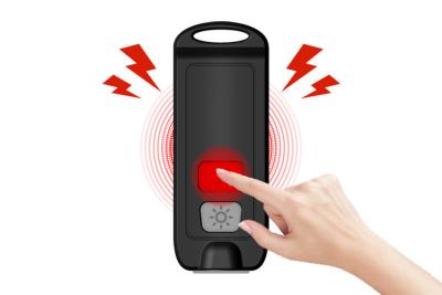 China Emergency Women Defense Emergency Saftey Self Anti Wolf Attack Safety Panic Alarm Keychain With Led Light for sale