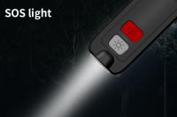 China 135mAh Lithium Battery Personal Alarm Keychain ABS With LED Flashlight for sale