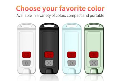 China USB Rechargeable DC5V Safety Siren Keychain 150mAh With LED Light for sale