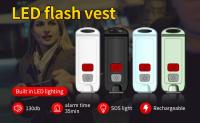 China USB Rechargeable DC5V Safety Siren Keychain 150mAh With LED Light for sale