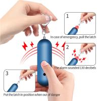China BSCI 130DB Personal Security Alarm Keychian For Women Children for sale