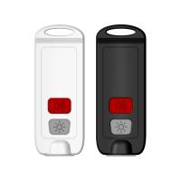 China Lithium Battery Panic Button Women Safety Keychain LED Light 130db Sos for sale