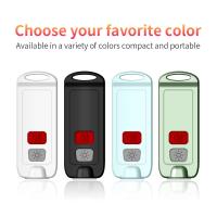 China Waterproof IP66 TYPE C Flashlight Alarm Keychain 135mAh For Kids for sale