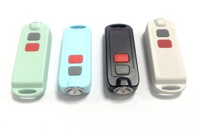 China Women IP66 135mAh Self Defense Alarm Keychain With LED Flashlight for sale