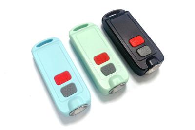 China 135mAh Lithium Battery Personal Alarm Keychain ABS With LED Flashlight for sale
