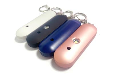 China Scream Loud Emergency Alarm Keychain 130dB CR2032 Battery for sale