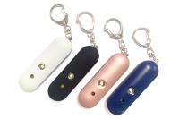 China Safesound Personal Siren Alarm Keychain 130dB LED Flashlight for sale