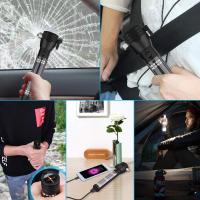 China FCC USB Rechargeable 2000mAh LED Car Flashlight 380 Lumen for sale