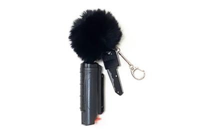 China Colorful 20ml Pepper Spray Holder Keychain Women Security Protect for sale