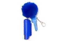 China Self Defense Key Chain Pepper Spray Plastic Shell with alarm Safety for sale